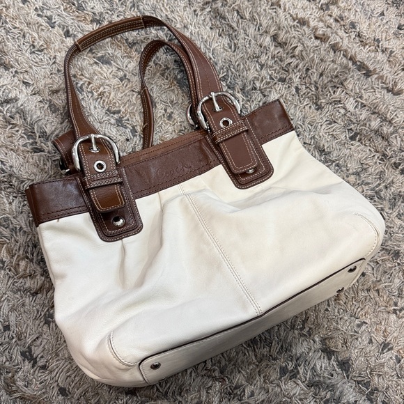 Coach | Bags | Coach Twotone Shoulder Bag | Poshmark